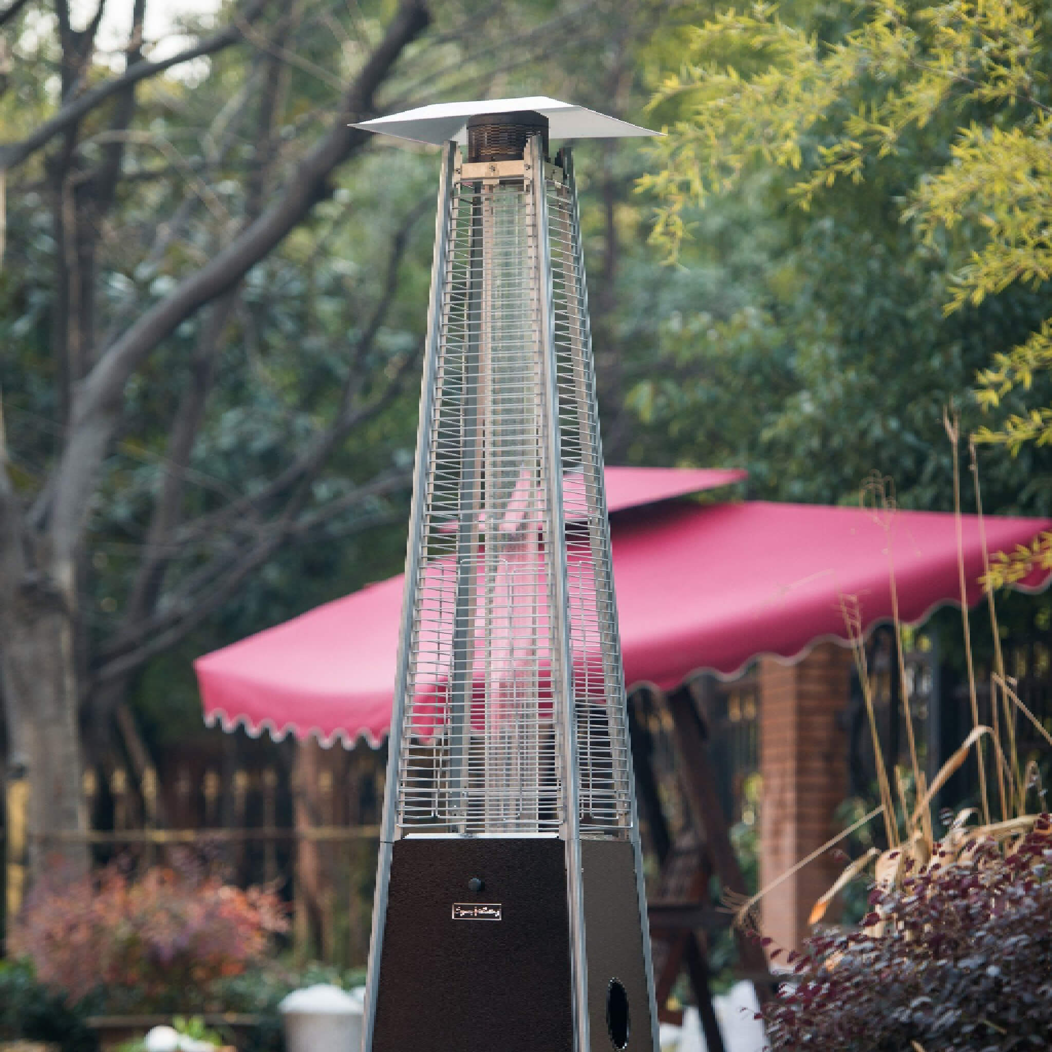 Legacy Heating Outdoor Commercial 40K BTU Quartz Glass Tube Patio Prop ...